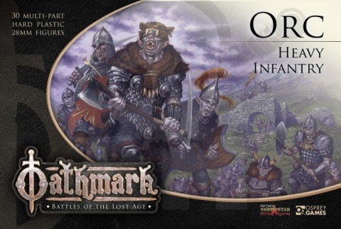 Battle-Models > Orc Heavy Infantry - ciężka piechota orków - orki 5 szt ...